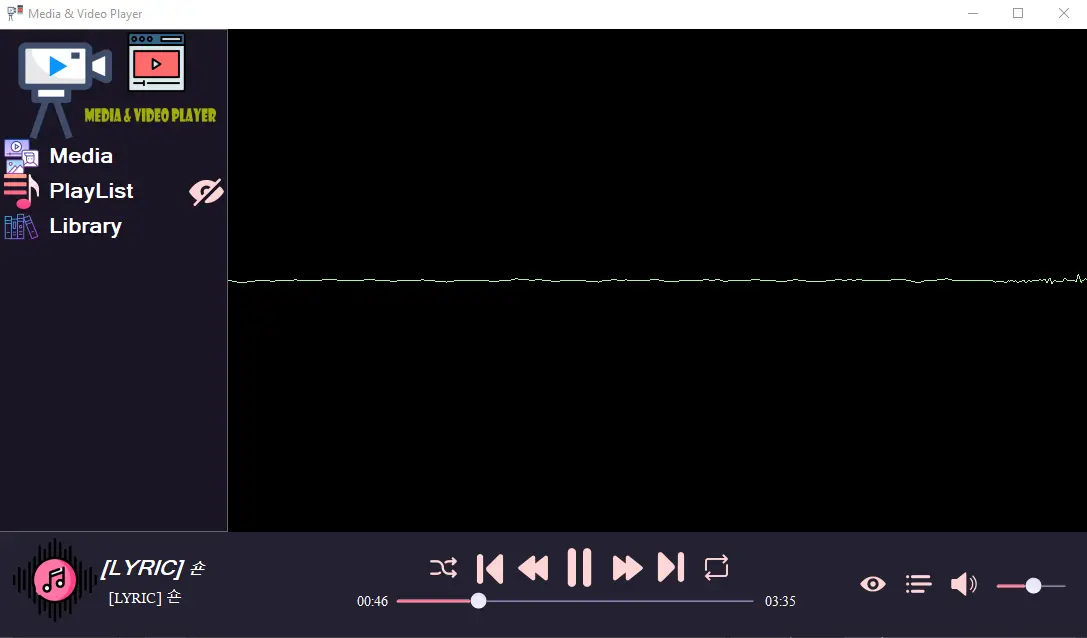WinForms Media Player - Project Detail